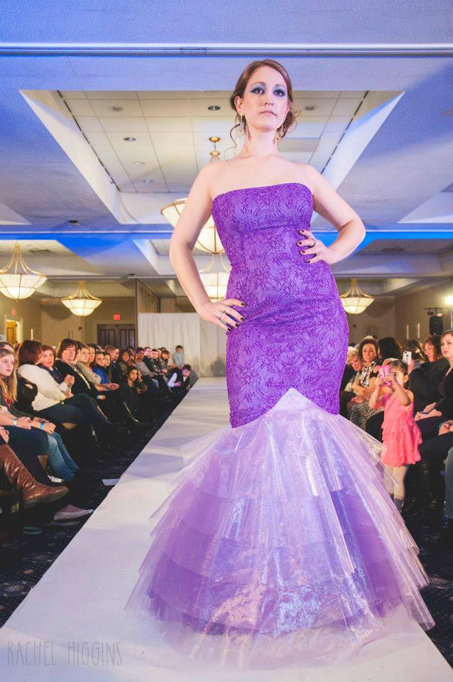 Hand-Dyed Purple Mermaid Gown | Jack Attackk Clothing